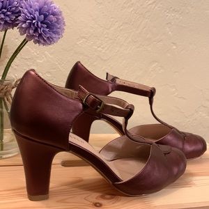 Modcloth | Shoes | Heels Dress Shoe Tstrap Modcloth Chelsea Crew Sz 4 9 ...
